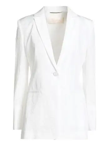 Max Mara Single-breasted Blazer - White