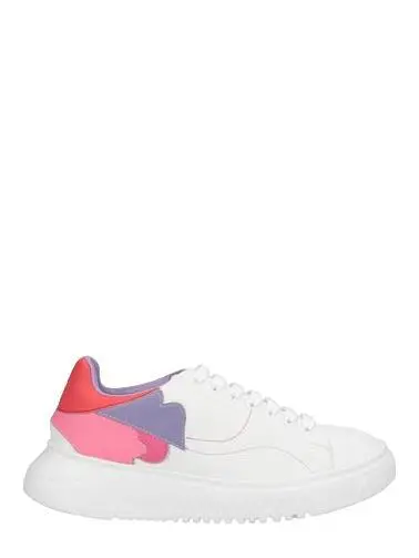 Emporio Armani Leather Low-top Sneakers - White