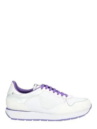 Emporio Armani Textile Fibers Sneakers - White