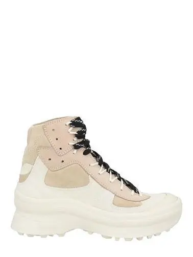 JIL SANDER Leather High-top Sneakers - White