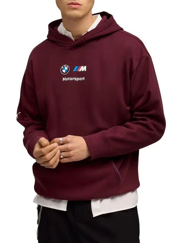 PUMA X Bmw M Motorsport Graphic Hoodie - Ruby Shimmer