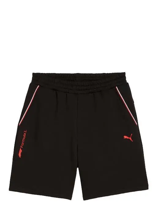 PUMA Formula 1® Essential Logo Fleece Sweat Shorts - Puma Black