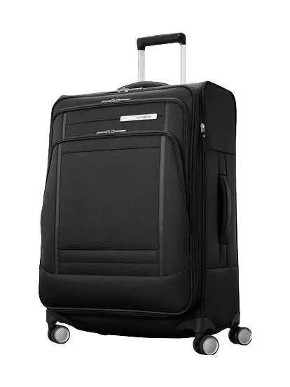 SAMSONITE Uplift Checked-medium 25-inch Expandable Spinner - Black