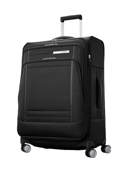 SAMSONITE Uplift Softside Expandable 25" Medium Checked Spinner Luggage - Black