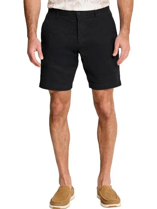 Tommy Bahama Coast Linen Blend Shorts - Black