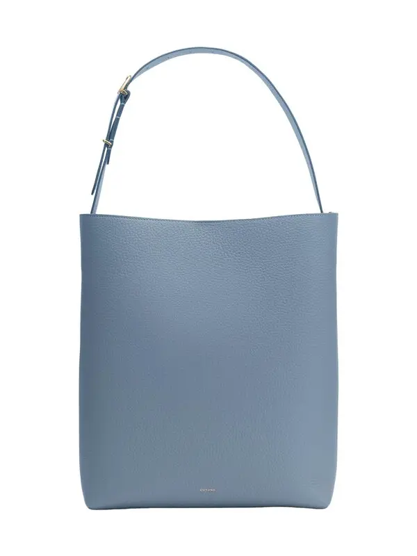 Cuyana Linea Leather Tote - Azure