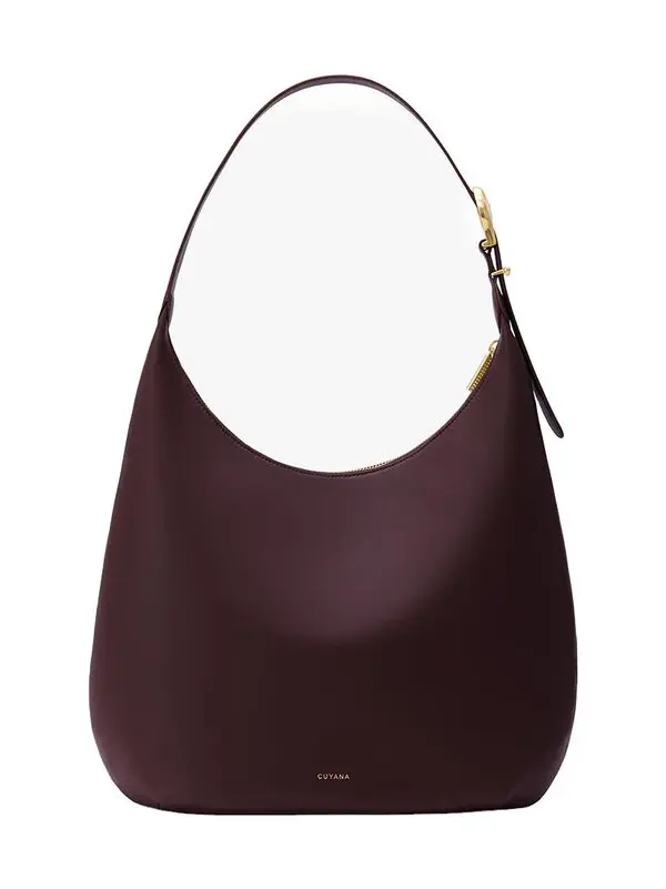 Cuyana Oversized Celestia Shoulder Bag - Plum