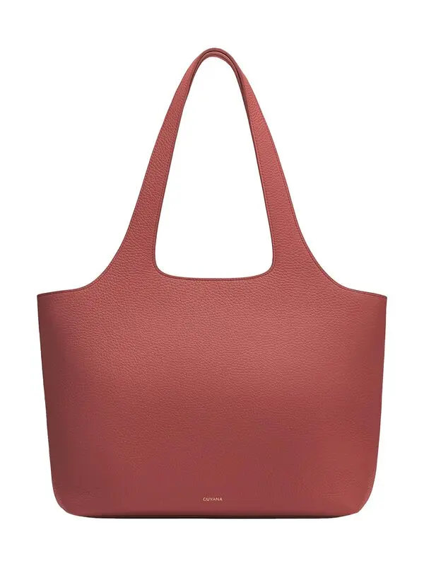 Cuyana System Zipper 13-inch Tote - Dark Terracotta