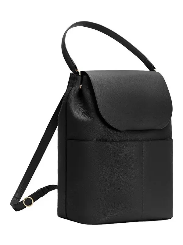 Cuyana Leather 16-inch Backpack - Black