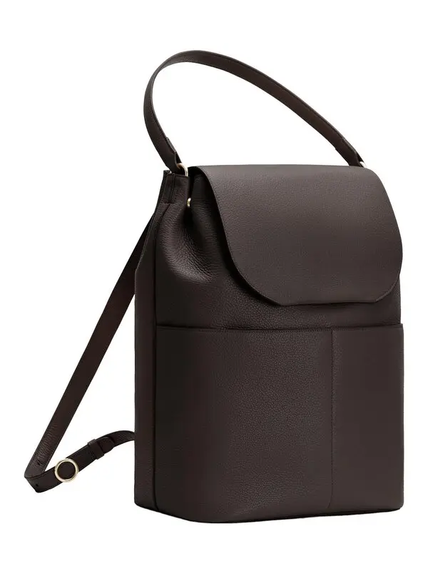 Cuyana Leather 16-inch Backpack - Mocha