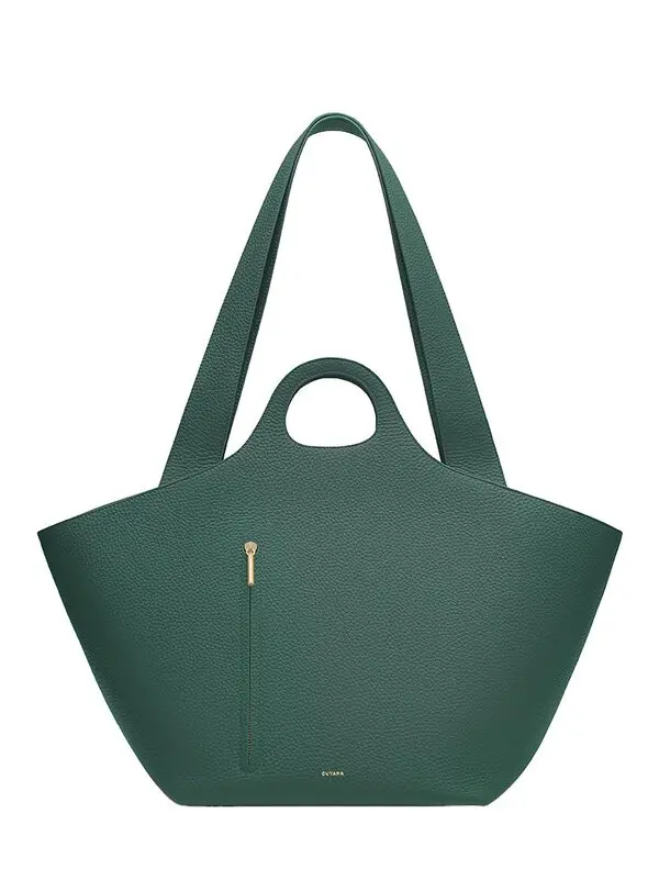 Cuyana Paloma Tote Bag - Bottle Green