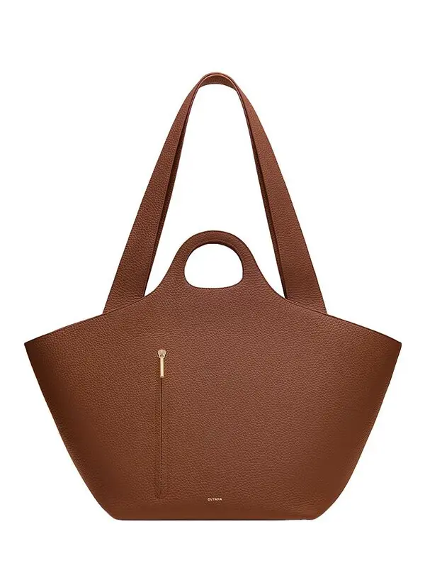 Cuyana Paloma Tote Bag - Dark Chestnut