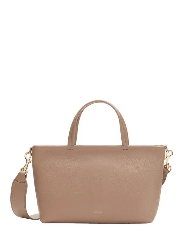 Cuyana Mini Easy Zipper Tote Bag - Cappuccino