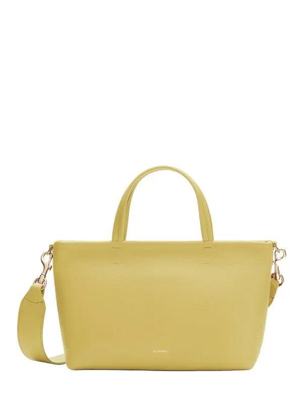 Cuyana Mini Easy Zipper Tote Bag - Lime