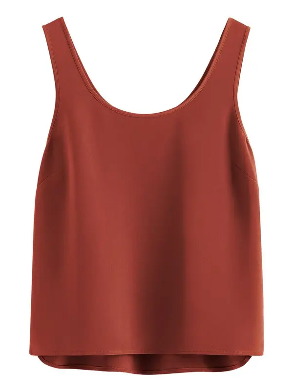 Cuyana Tank Top - Dark Terracotta