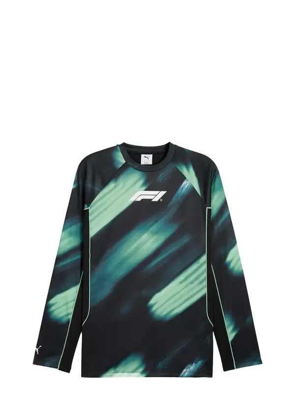 PUMA F1 Lifestyle Racing Shirt - Green Terrain