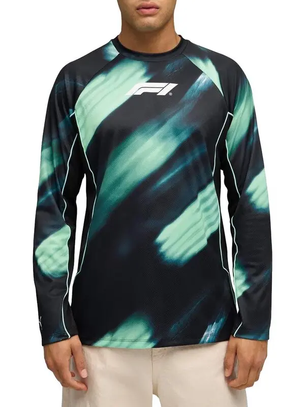 PUMA F1 Lifestyle Racing Shirt - Green Terrain
