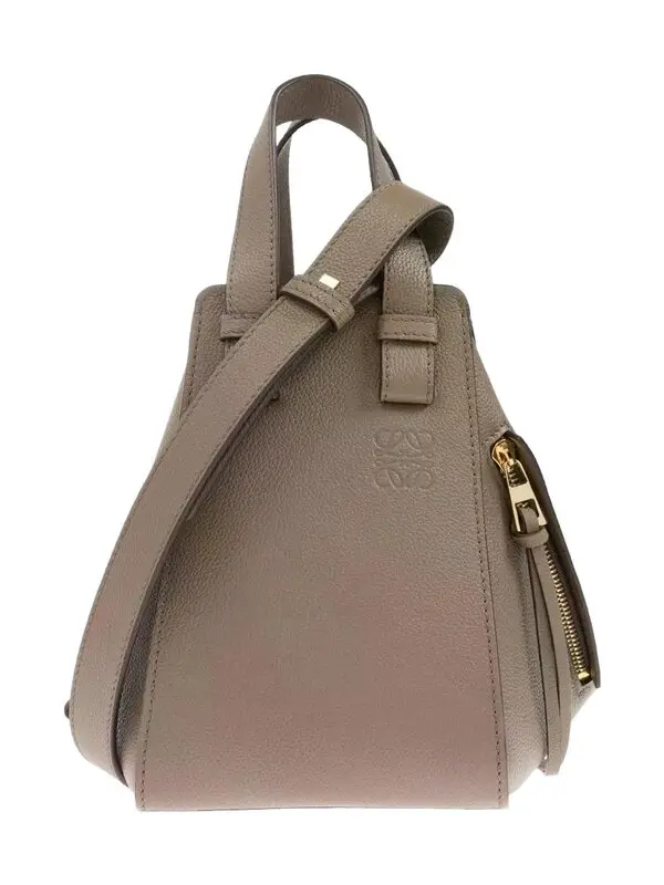 Loewe Hammock Leather Tote Bag - Neutrals
