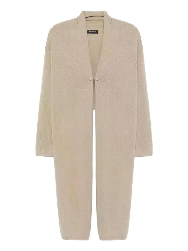 Fabiana Filippi Button-fastening Cashmere Cardicoat - Neutrals