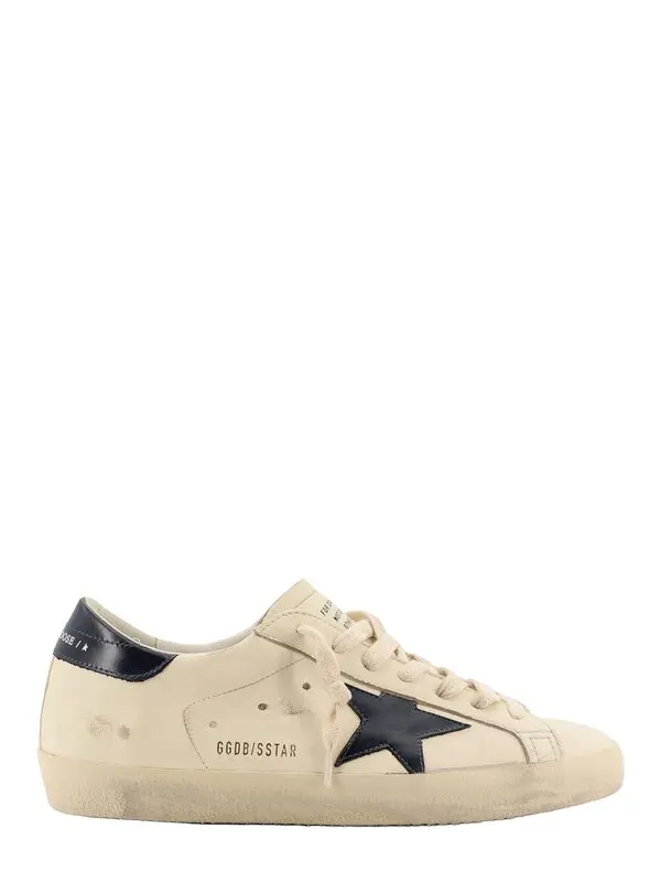 Golden Goose Superstar Leather Sneakers - White