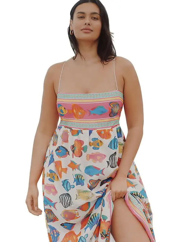 Show Me Your Mumu Skylar Printed Maxi Dress - Rainbow Reef