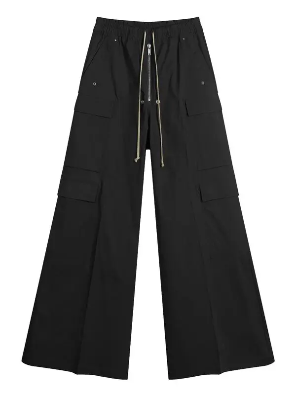 Rick Owens Heavy Cotton Poplin Cargobelas - Black