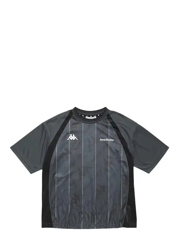 Acne Studios X Kappa Logo T-shirt - Anthracite/black