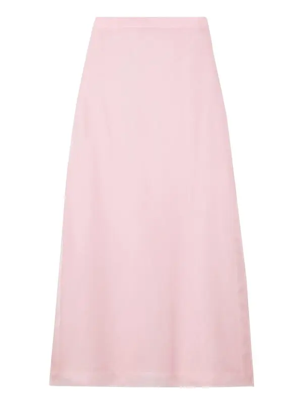 Altuzarra Linnie Silk-organza Maxi Skirt - Pink