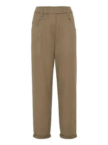 Brunello Cucinelli Baggy Trousers - Brown