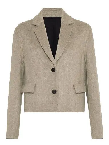Brunello Cucinelli Hand-crafted Cropped Blazer - Rope