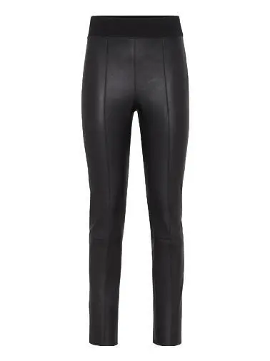 Brunello Cucinelli Stretch Nappa Leggings - Black