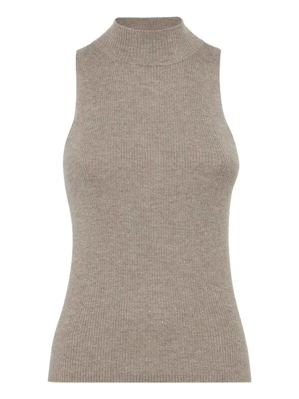 Brunello Cucinelli Knit Top - Light Brown