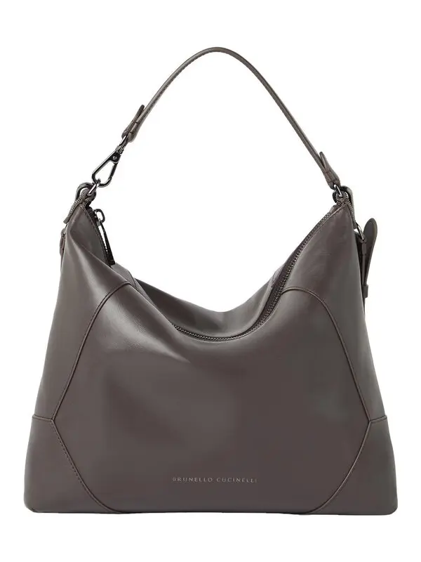 Brunello Cucinelli Bc Duo Hobo Bag - Rust Brown