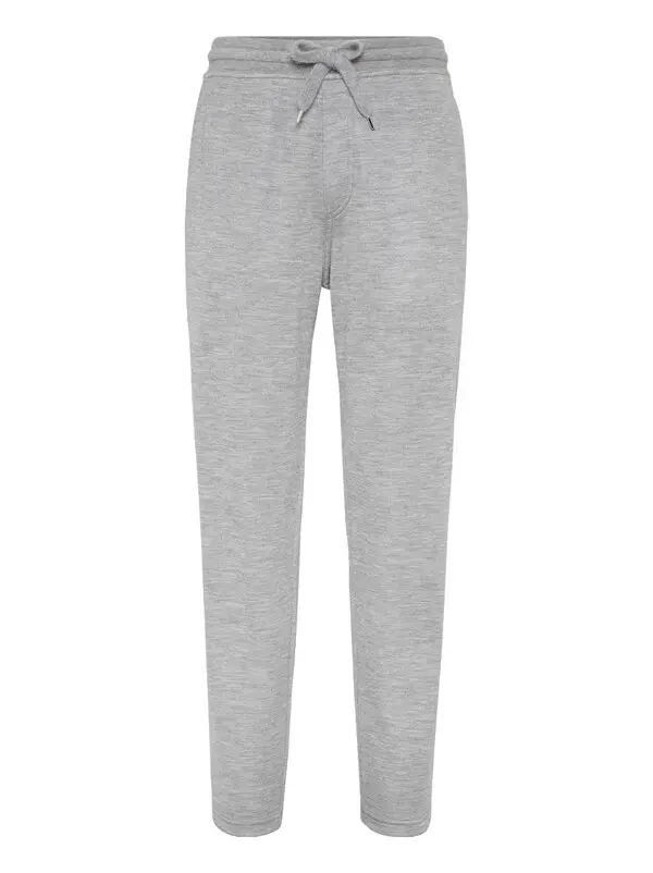 Brunello Cucinelli French Terry Trousers - Grey