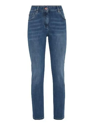 Brunello Cucinelli Slim Trousers - Denim