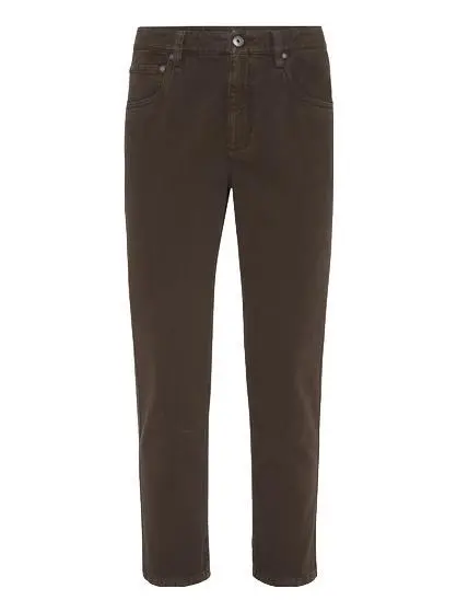 Brunello Cucinelli Straight Five-pocket Trousers - Chocolate