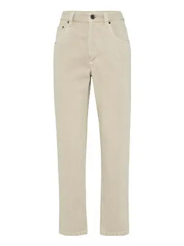 Brunello Cucinelli Straight Five-pocket Trousers - Sand