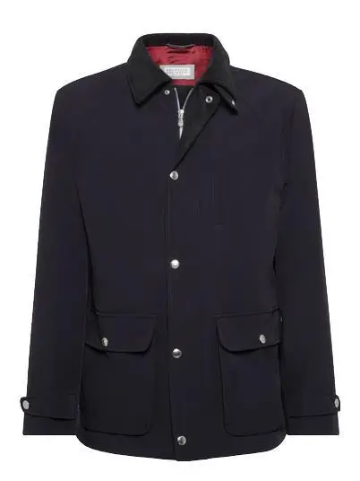 Brunello Cucinelli Field Jacket - Navy Blue