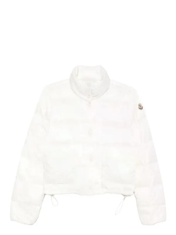 Moncler Quilted Cropped Jacket - White
