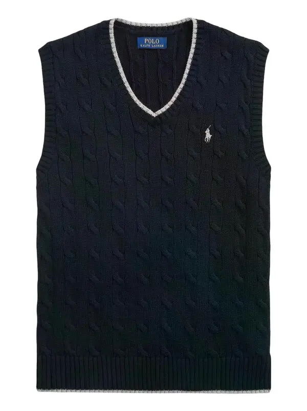 Polo Ralph Lauren Cable-knit Vest - Blue