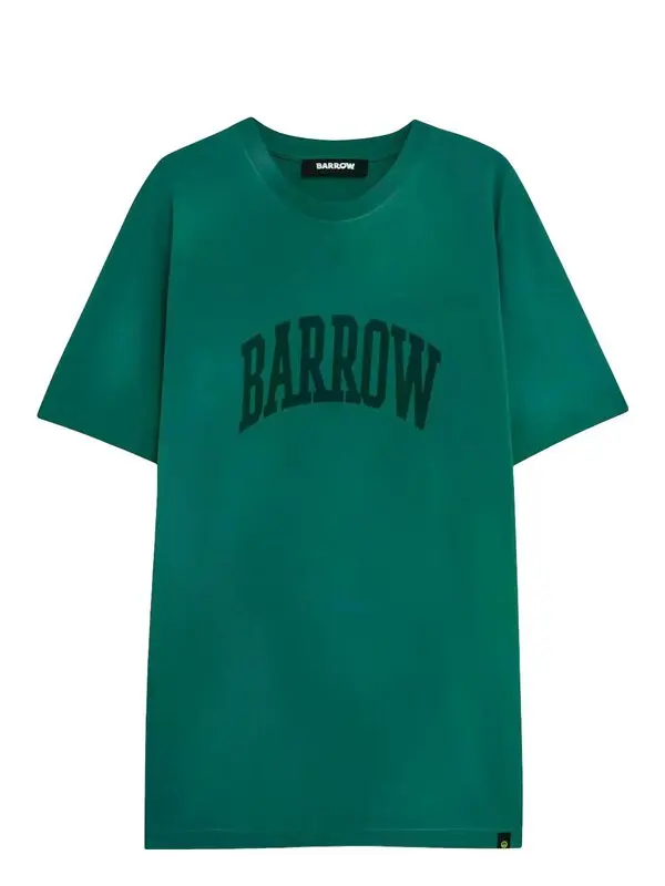 BARROW Logo-print T-shirt - Green