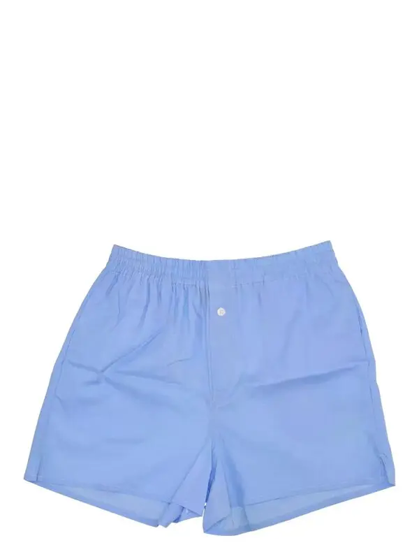 LA ROSE Elasticated-waist Shorts - Blue