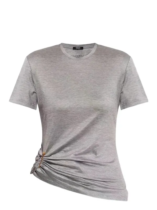 Versace Medusa-pin T-shirt - Grey