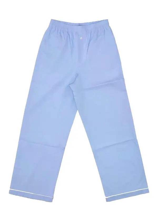 LA ROSE Cotton Trousers - Blue