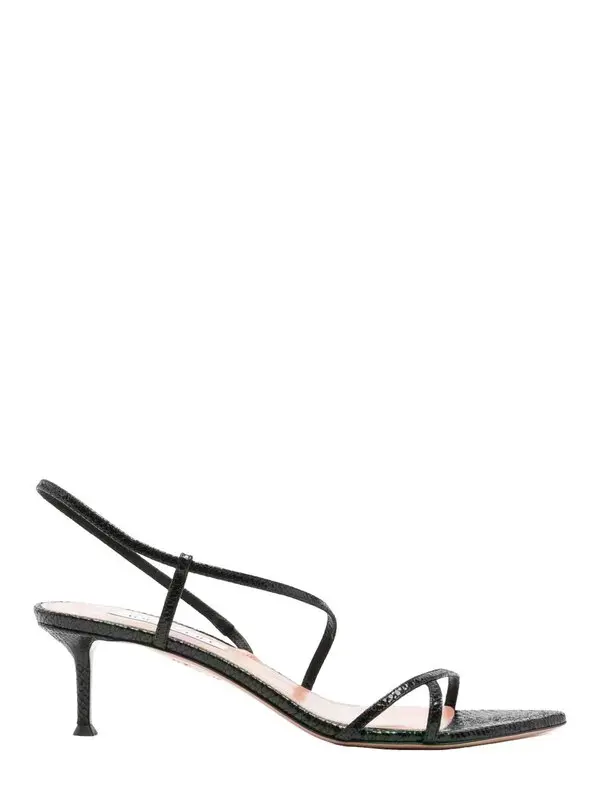 AQUAZZURA 50mm Tease Slingback Sandals - Black