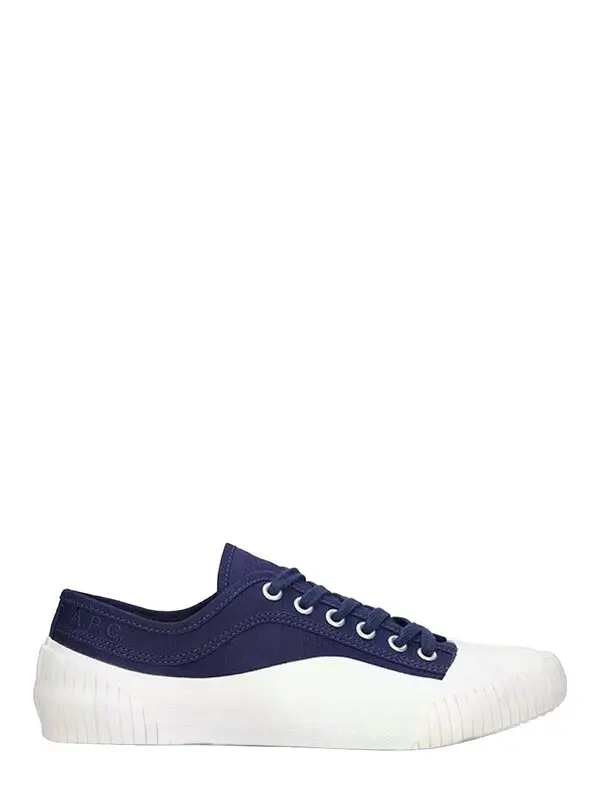 A.p.c. Iggy Canvas Lace-up Sneakers - Blue