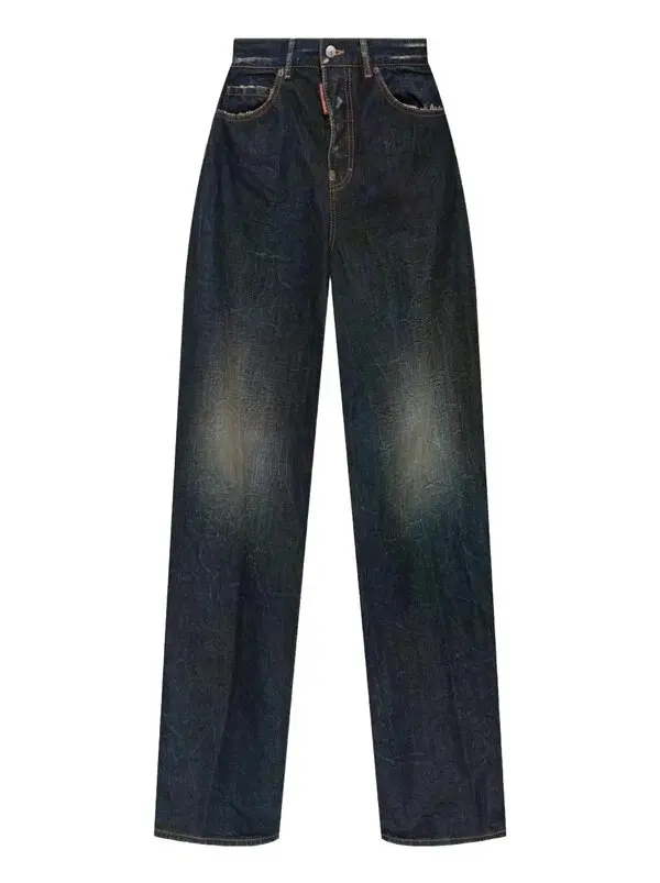 Dsquared2 Wide-leg Jeans - Blue