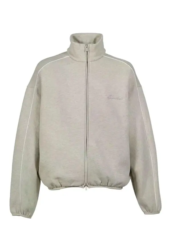 Fear Of God Embroidered-logo Track Jacket - Grey