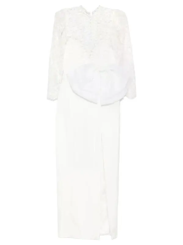 SILK LOVE & LACE Anka Dress - White