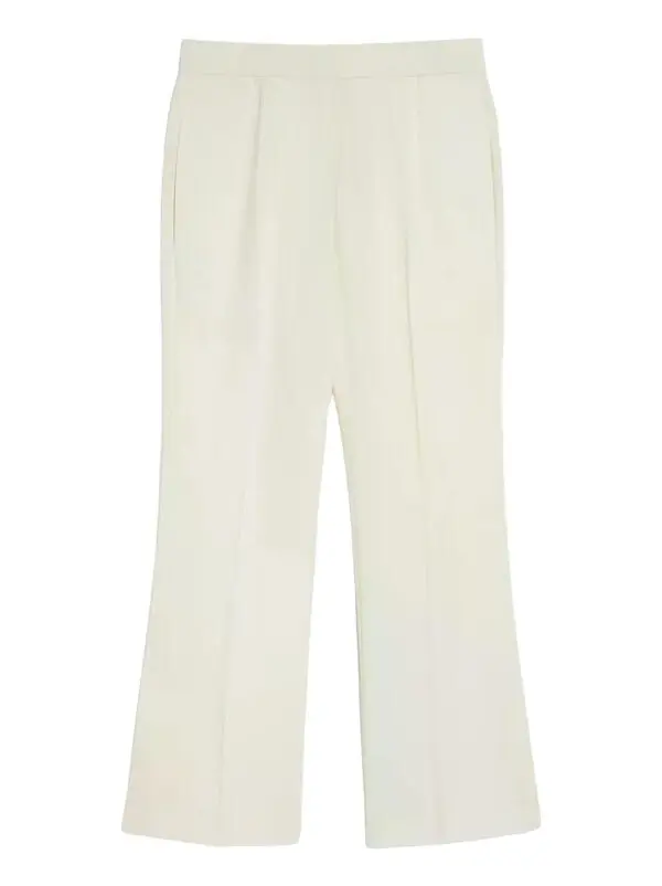 JIL SANDER Wool Trousers - White